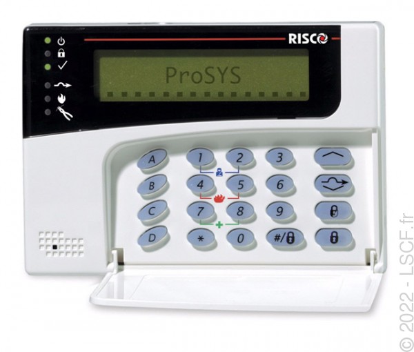 PRO-CLAVLCD RISCO Clavier Prosys LCD 2 lignes