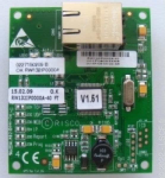 AGI-IP Risco Module TCP/IP pour Agility et LightSYS monosocket