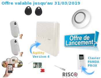 La centrale d'alarme RISCO Agility est disponible en version 4